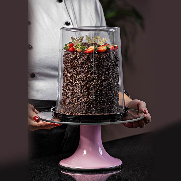 EMBALAGEM GALVANOTEK G55CT PARA TORTA ALTA GOURMET PRETA | Multpel